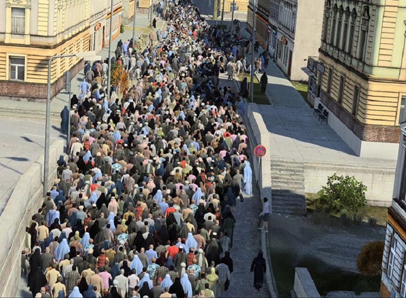 Crowd Simulation Training Integrated with VBS4 | Halldale Group